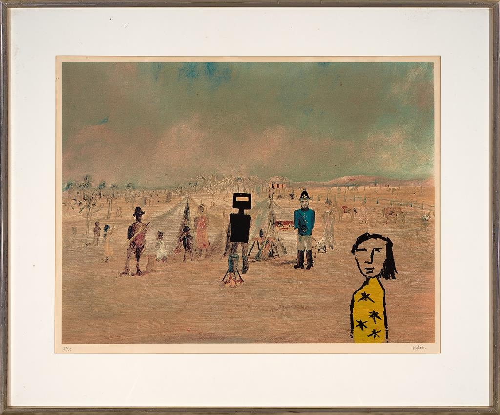Sidney Nolan | Bush Picnic - Ned Kelly II | MutualArt