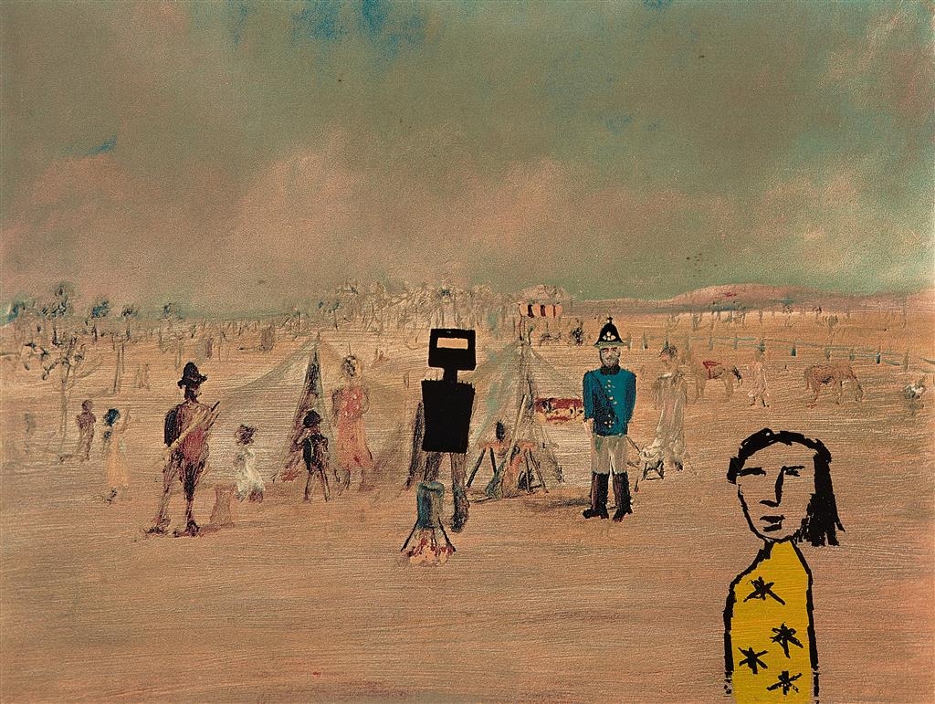 Sidney Nolan | Bush Picnic - Ned Kelly II | MutualArt