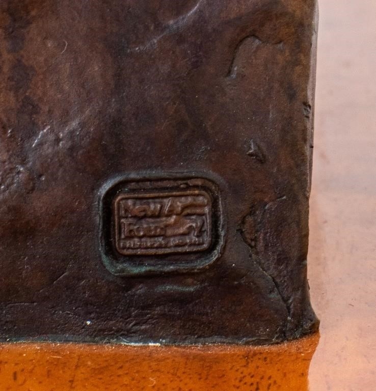 Benno Elkan | Bronze Bust of a man (2001) | MutualArt