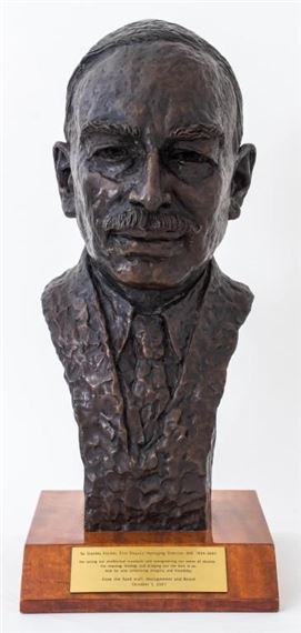 Benno Elkan | Bronze Bust of a man (2001) | MutualArt