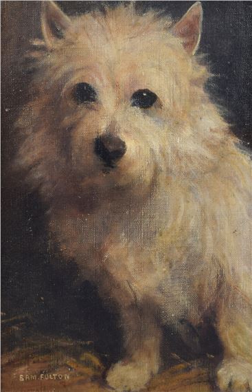 Samuel Fulton | Portrait of a terrier | MutualArt