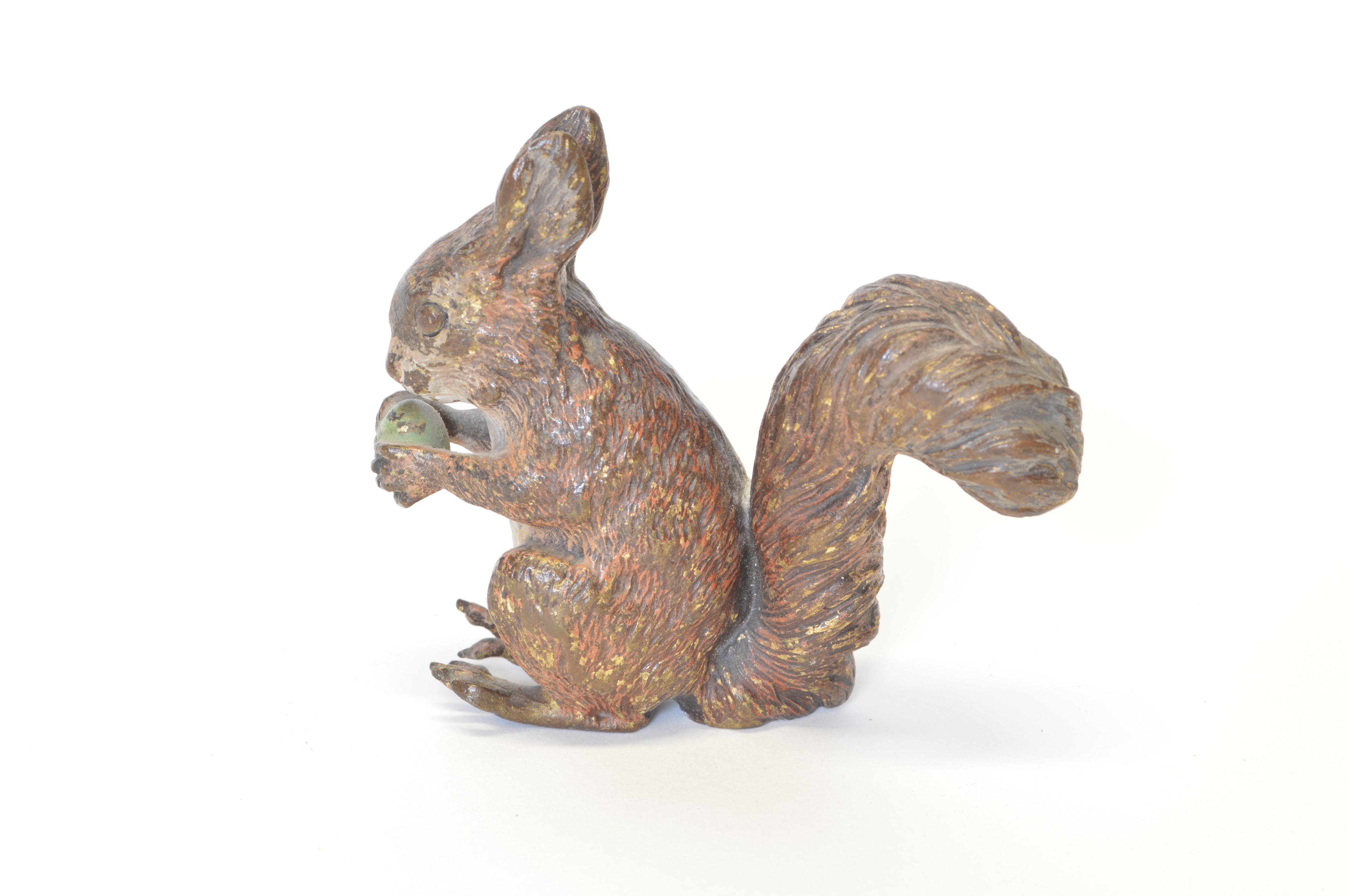 Franz Bergman‏ | Cold painted bronze squirrel | MutualArt