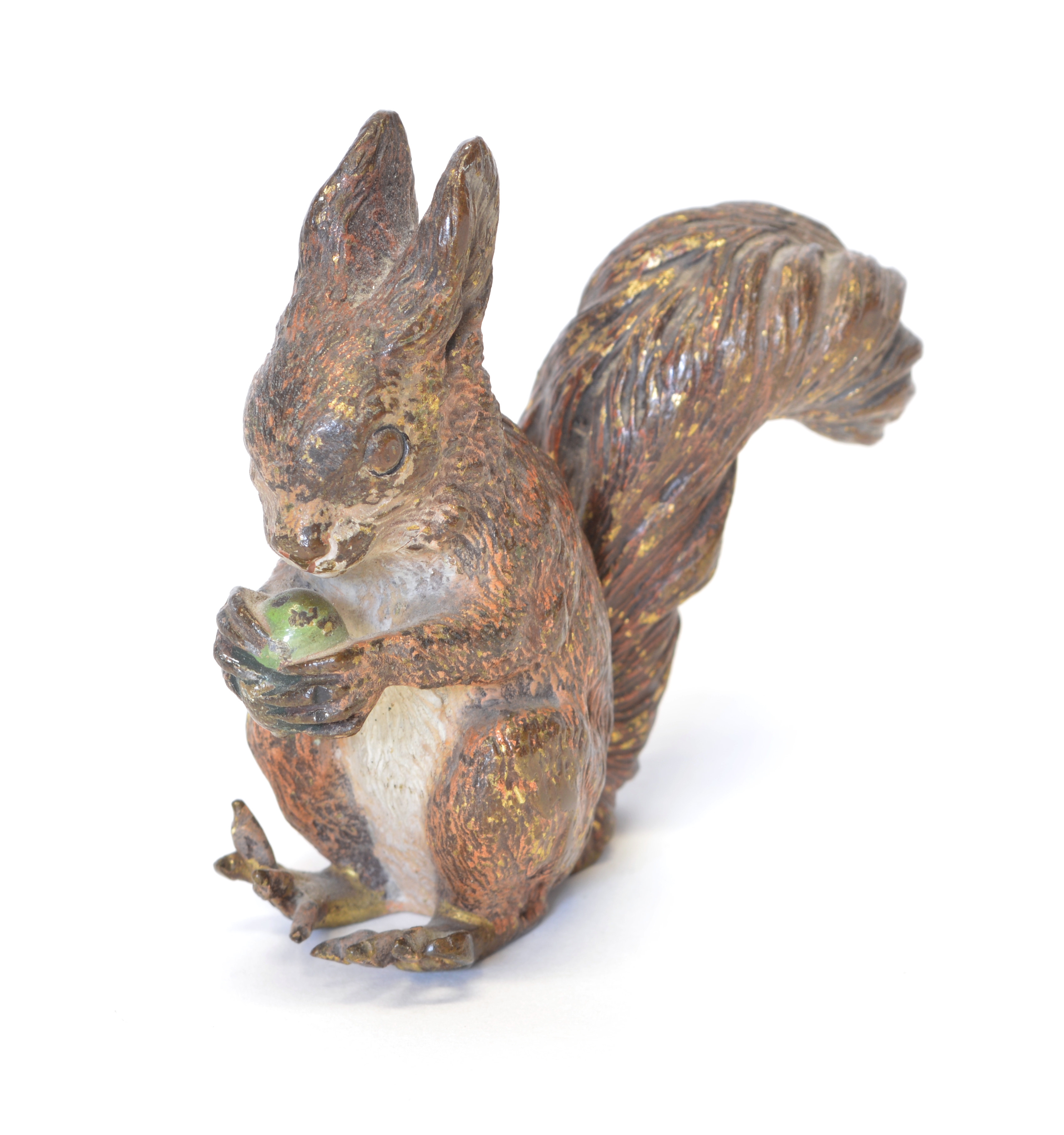 Franz Bergman‏ | Cold painted bronze squirrel | MutualArt