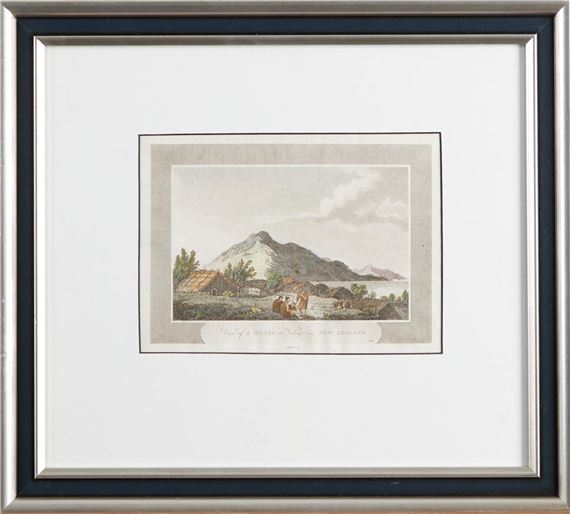 John Webber | View of a Hippah or Village in New Zealand by John Webber ...