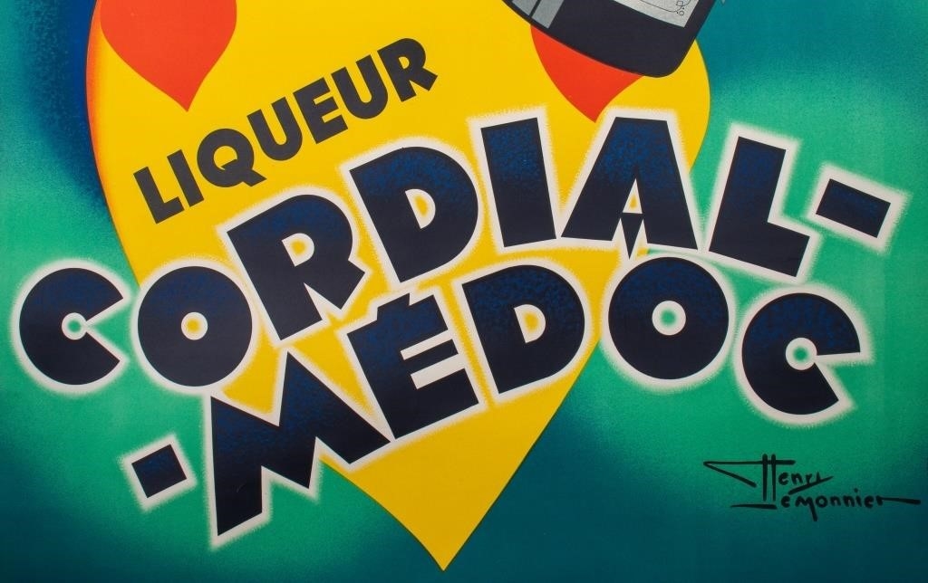 Henry Le Monnier | Henri Lemonnier Liqueur Cordial-Medoc Poster | MutualArt