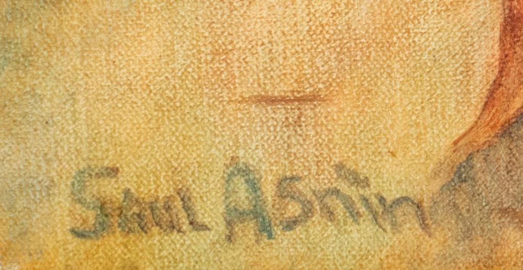 Saul Asnin | Saul Asnin Surrealist Landscape Oil on Canvas | MutualArt