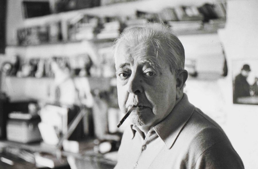 Henri Cartier-Bresson | Portrait of Jacques Prévert (1974) | MutualArt