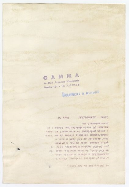 Christian Simonpietri | Vietnam War. The mousetrap of Khe Sanh. Gamma's ...