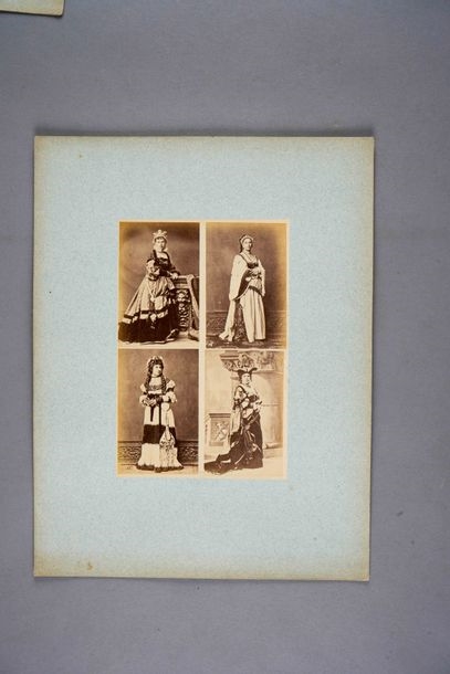 Louis-Jean-Baptiste Igout | 10 plates of studies of theater costumes, c ...