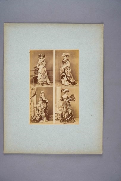Louis-Jean-Baptiste Igout | 10 plates of studies of theater costumes, c ...
