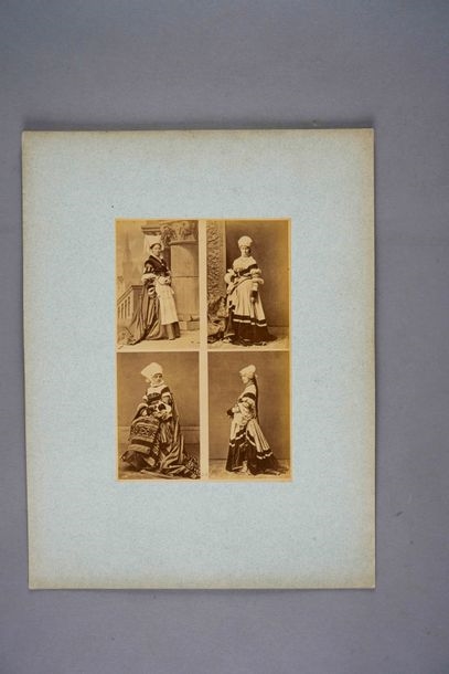 Louis-Jean-Baptiste Igout | 10 plates of studies of theater costumes, c ...
