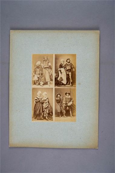 Louis-Jean-Baptiste Igout | 10 plates of studies of theater costumes, c ...