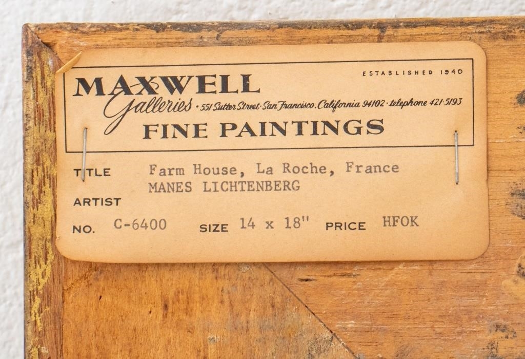 Manes Lichtenberg | Farm House, la Roche | MutualArt