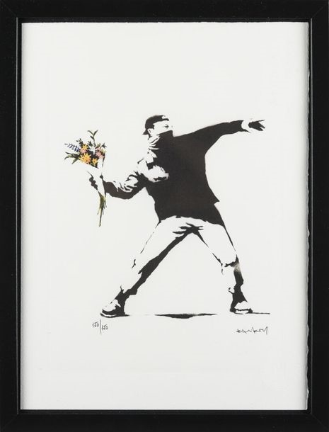 Banksy | Rage, the Flower thrower (1974) | MutualArt