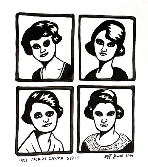 Jeff Zenick | 1921 North Dakota girls | MutualArt