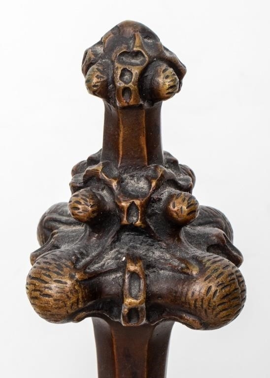 Augustus Welby Northmore Pugin | Gothic Revival Bronze Andirons ...