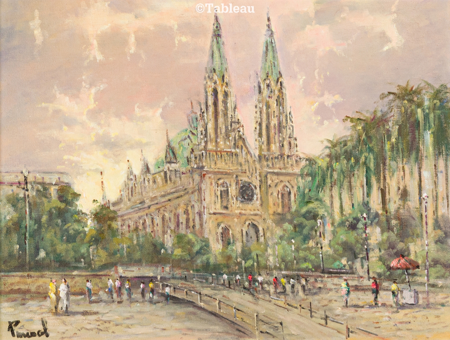 Antonio Garcia Pascoal | Praça da Sé, Catedral (2022) | MutualArt
