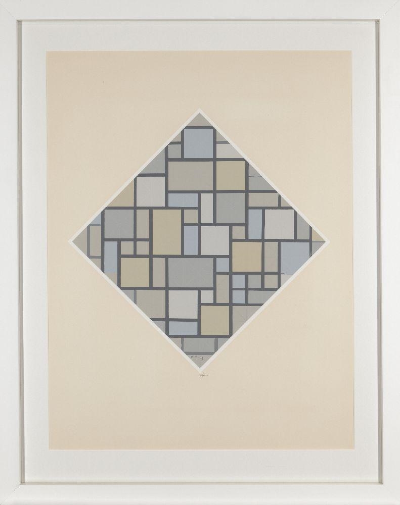 Piet Mondrian | Composition No.3 and Composition with Grid, No.5 (1957) | MutualArt