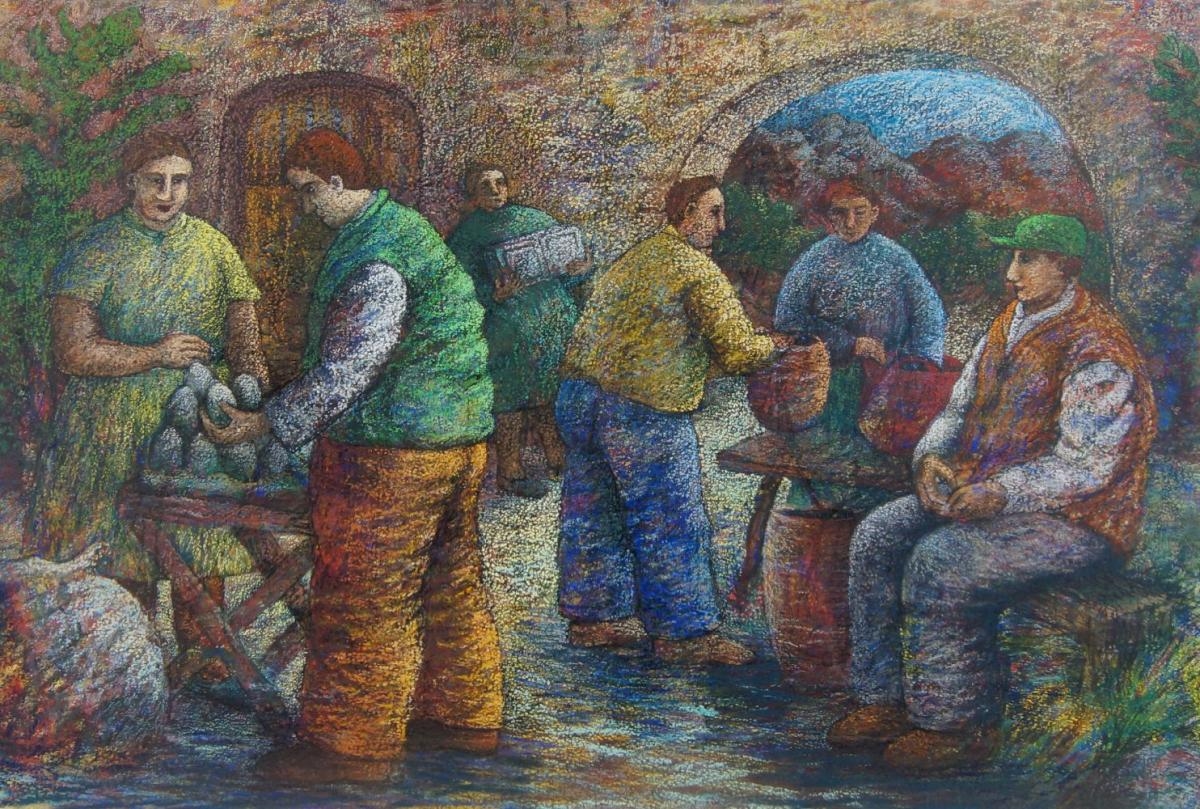 Suzanne O'Driscoll | Market Place (1990) | MutualArt