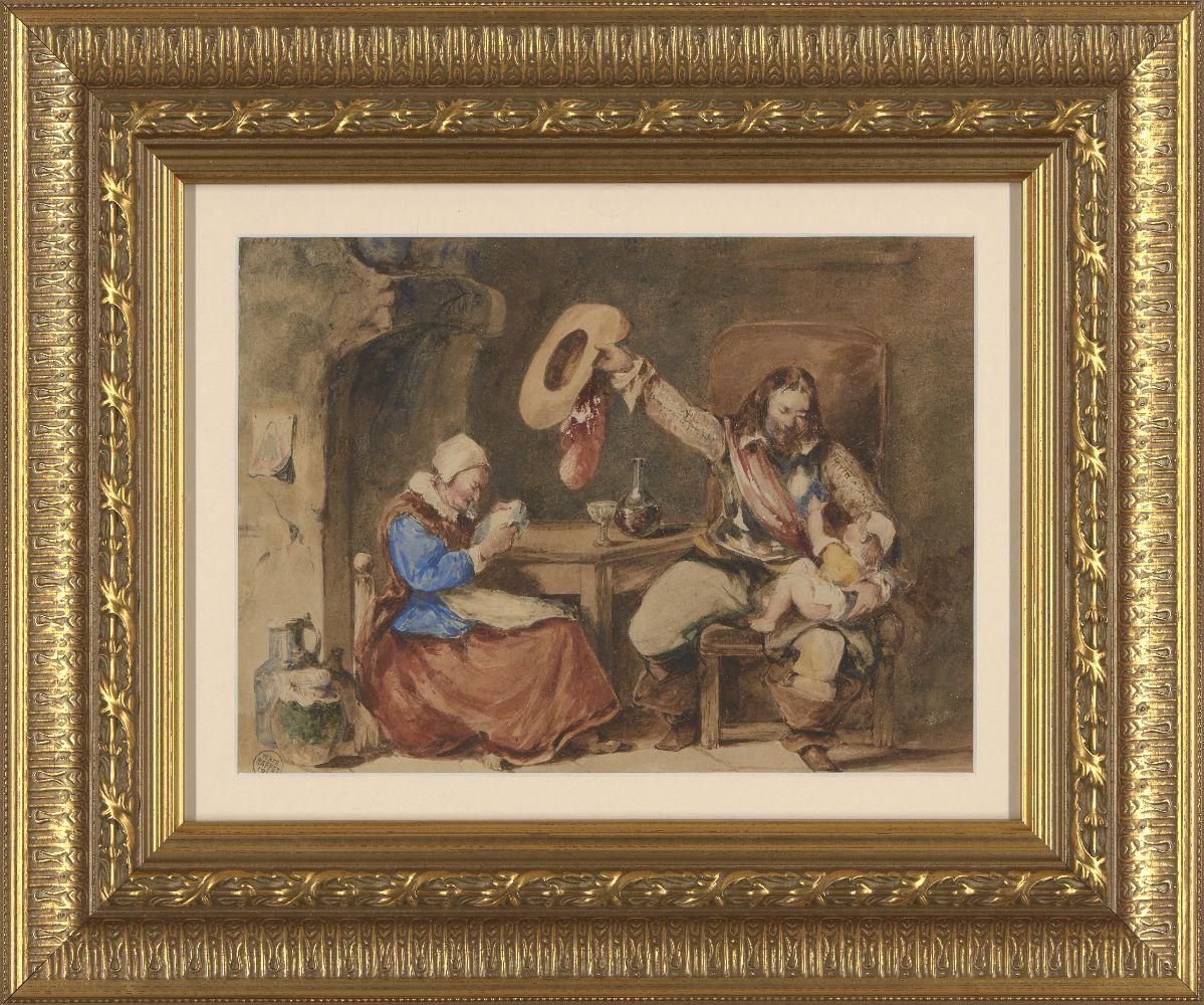 Denis Auguste Marie Raffet | A domestic interior with a woman (1911 ...