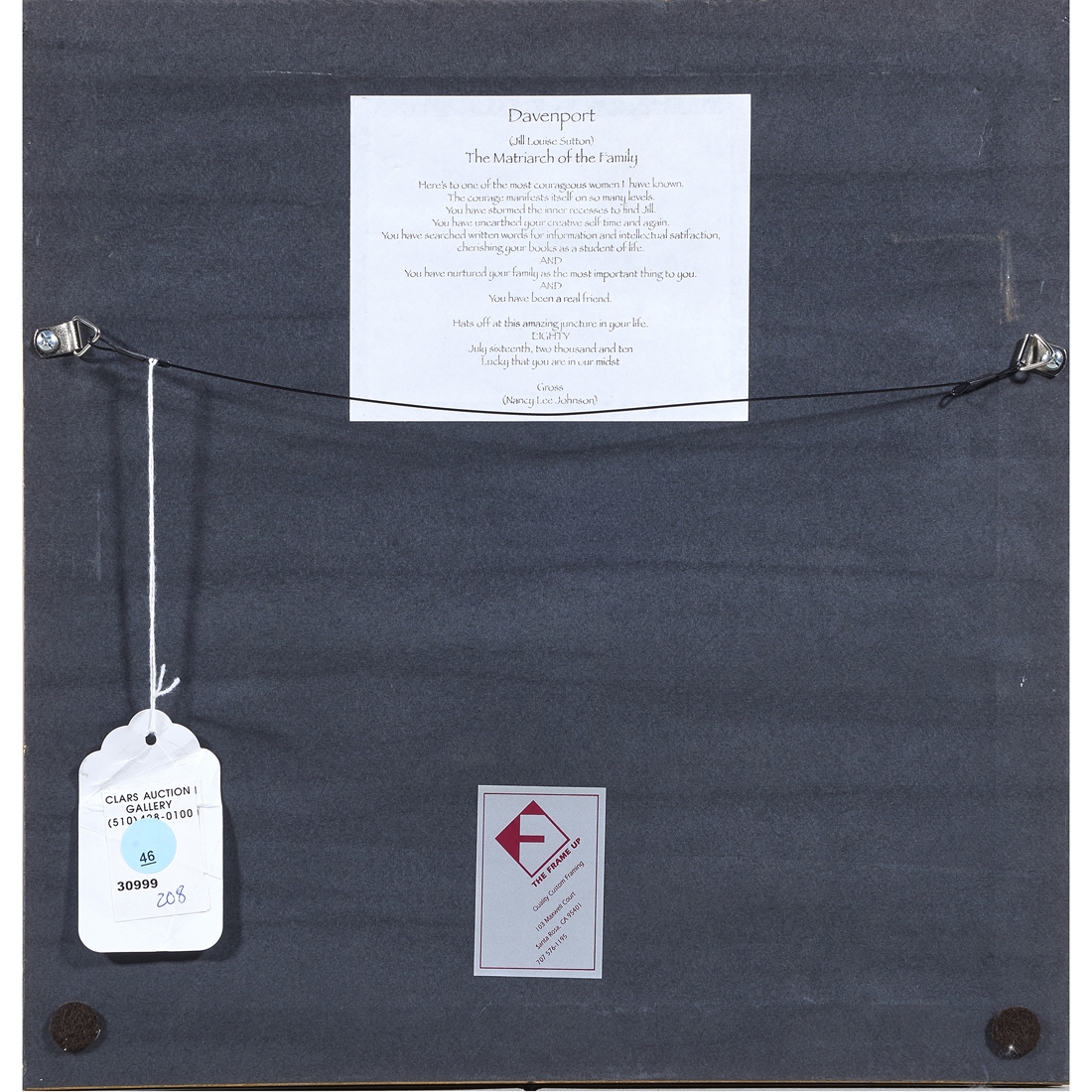 Nancy Gross | Jill, Happy 80th Birthday, | MutualArt