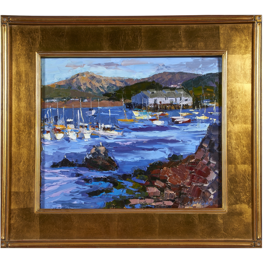 Cyndra Bradford | Sailboats in the Bay | MutualArt