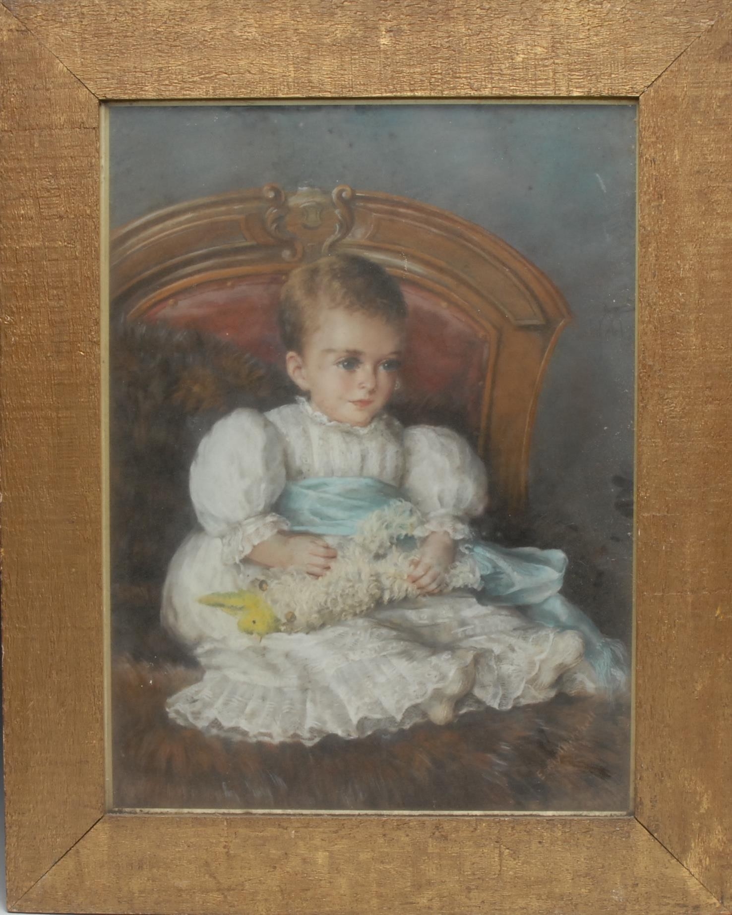 Emile Michel | Portrait of a Young Child | MutualArt