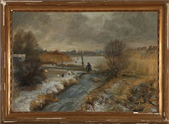 Aage Bertelsen | Winter landscape (1931) | MutualArt