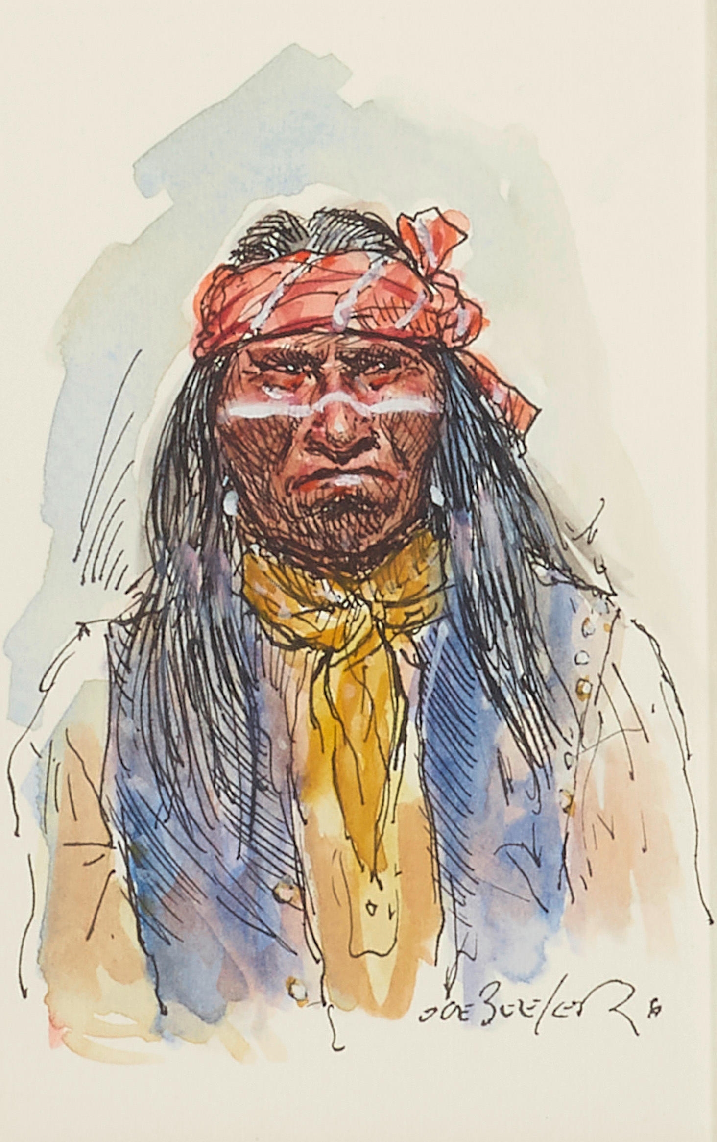 Joe Beeler | Osage Warrior | MutualArt