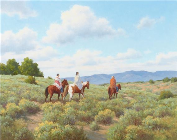 David Chapple | Navajo Riders | MutualArt