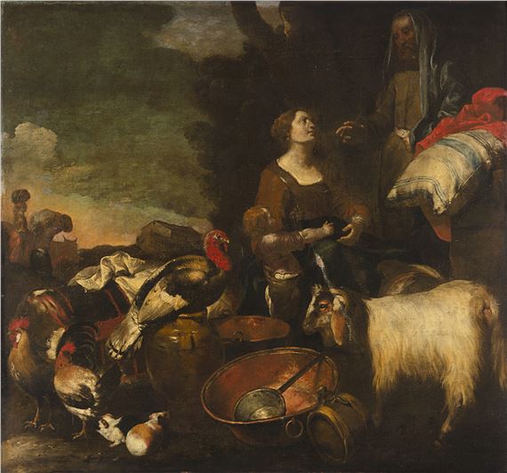 Antonio Maria Vassallo | Noah leaving the ark with his family and ...