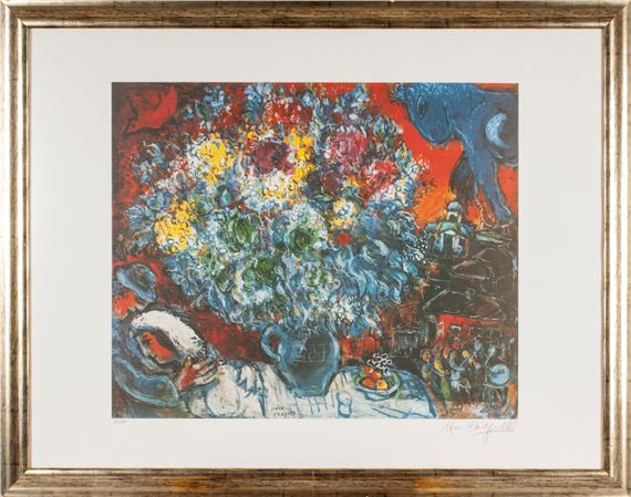 Marc Chagall | Still life with flowers | MutualArt