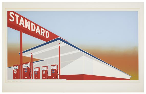 Ed Ruscha | Standard Station (1966) | MutualArt