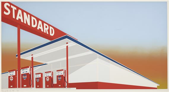 Ed Ruscha | Standard Station (1966) | MutualArt