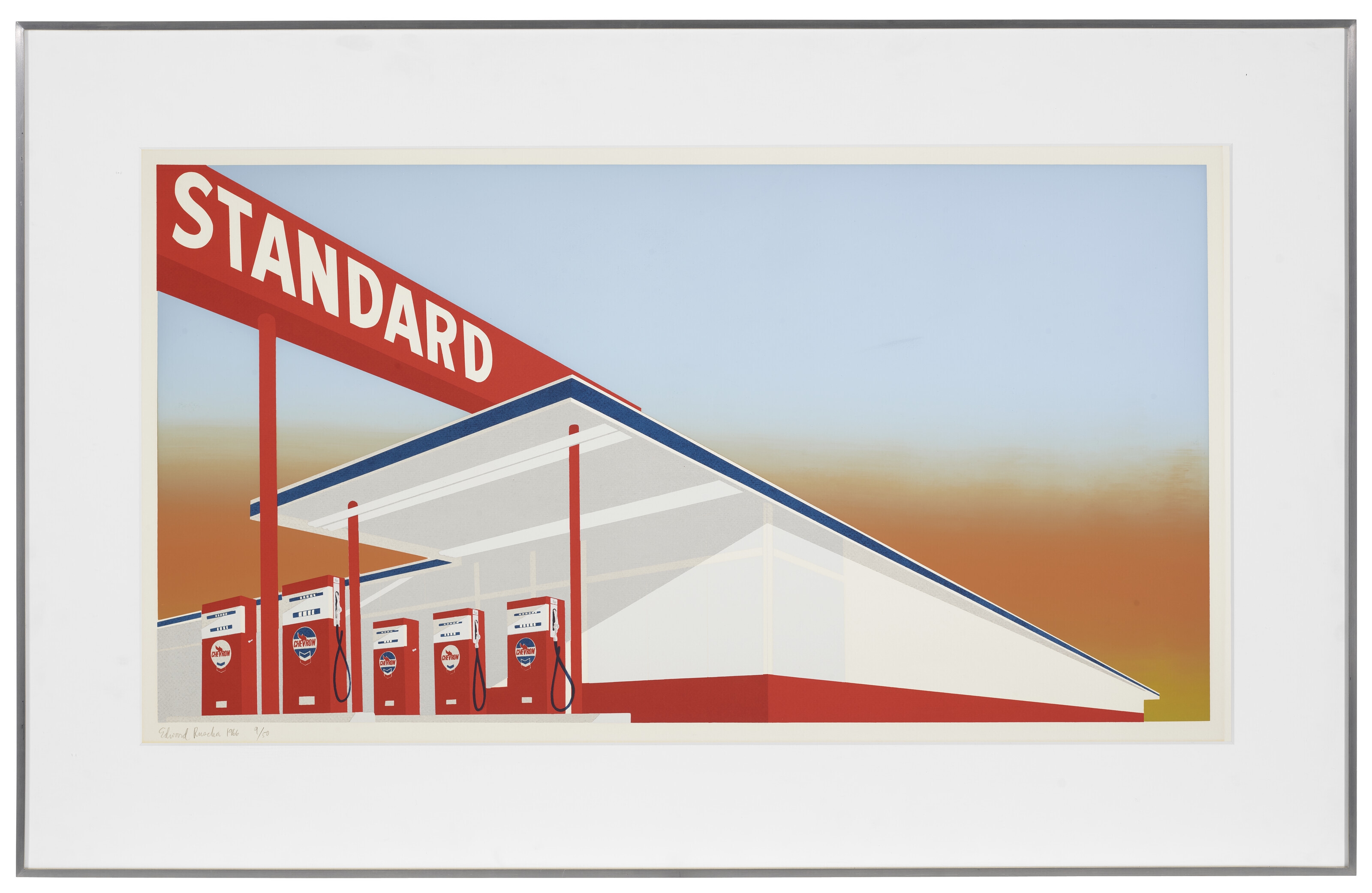 Ed Ruscha | Standard Station (1966) | MutualArt