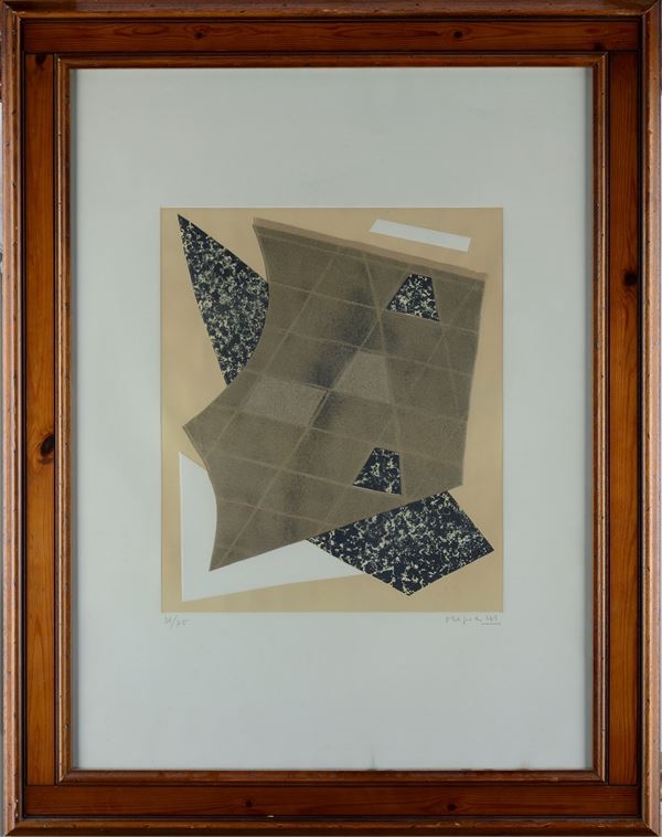 Alberto Magnelli | The Collages of Magnelli - PI.I (1971) | MutualArt