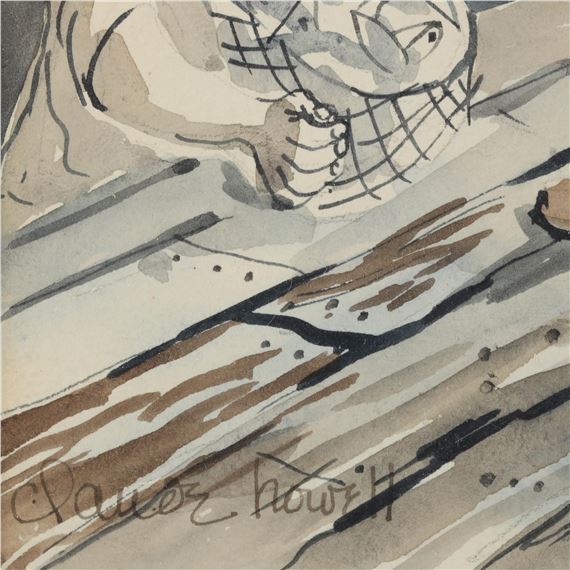 Claude Howell | Mullet Fishermen (1952) | MutualArt