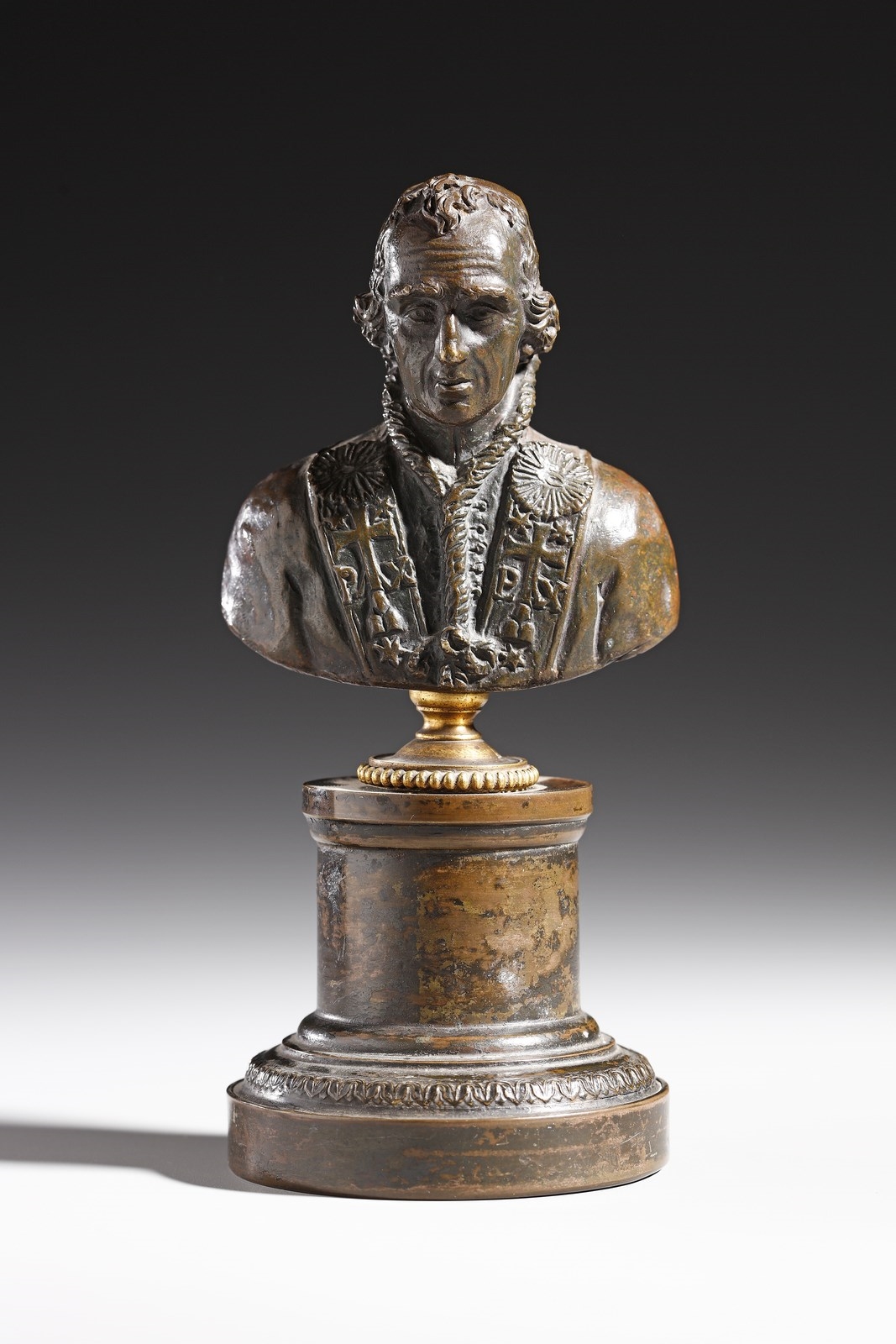 Italian School, 19th Century | Bust of Pope Pius VII in bronze | MutualArt