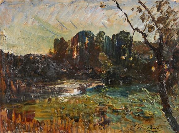 Francois-Auguste Ravier | Wooded landscape | MutualArt