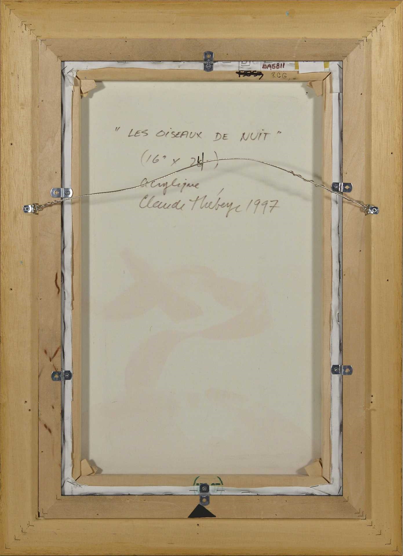 Claude Théberge | Les oiseaux de nuit (1997) | MutualArt