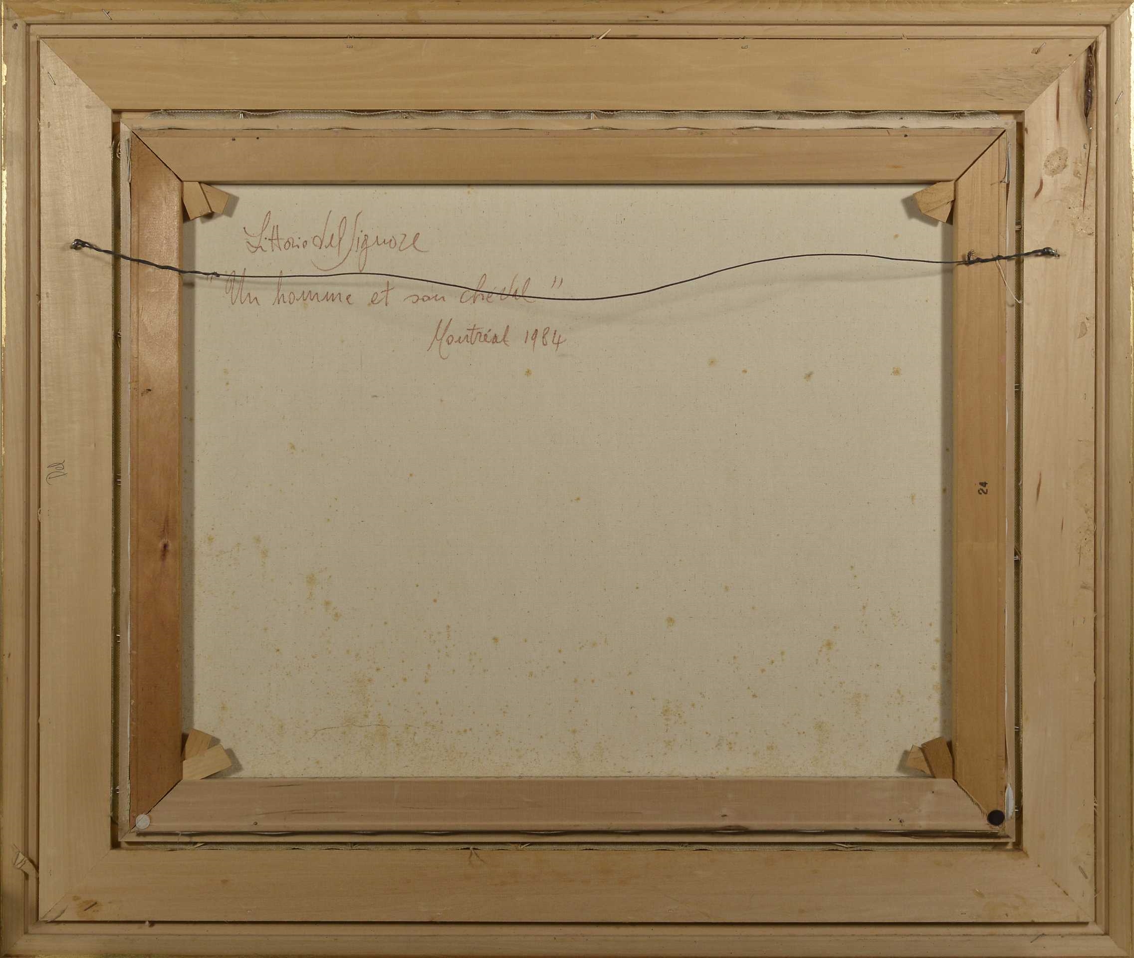 Littorio del Signore | Un homme et son cheval (1984) | MutualArt