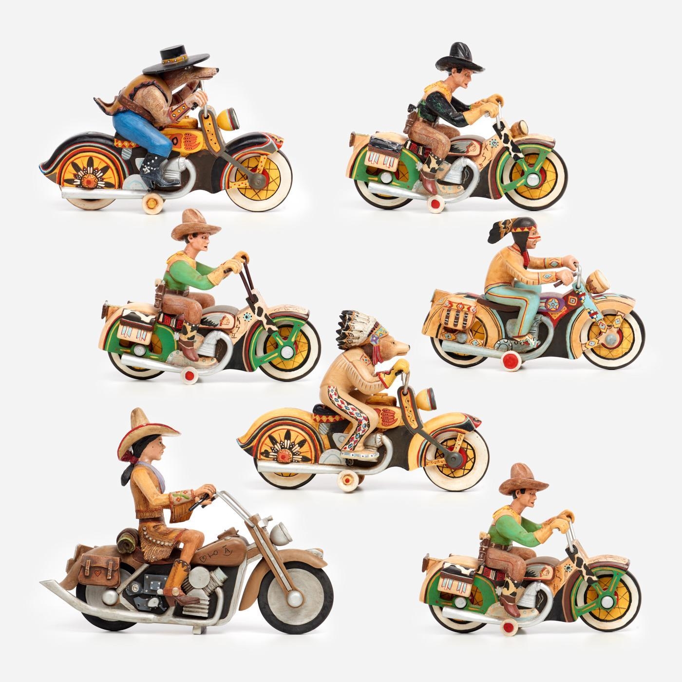 Robert Shields | The group is comprised of Howling Coyote (5 1/2 x 8 x ...