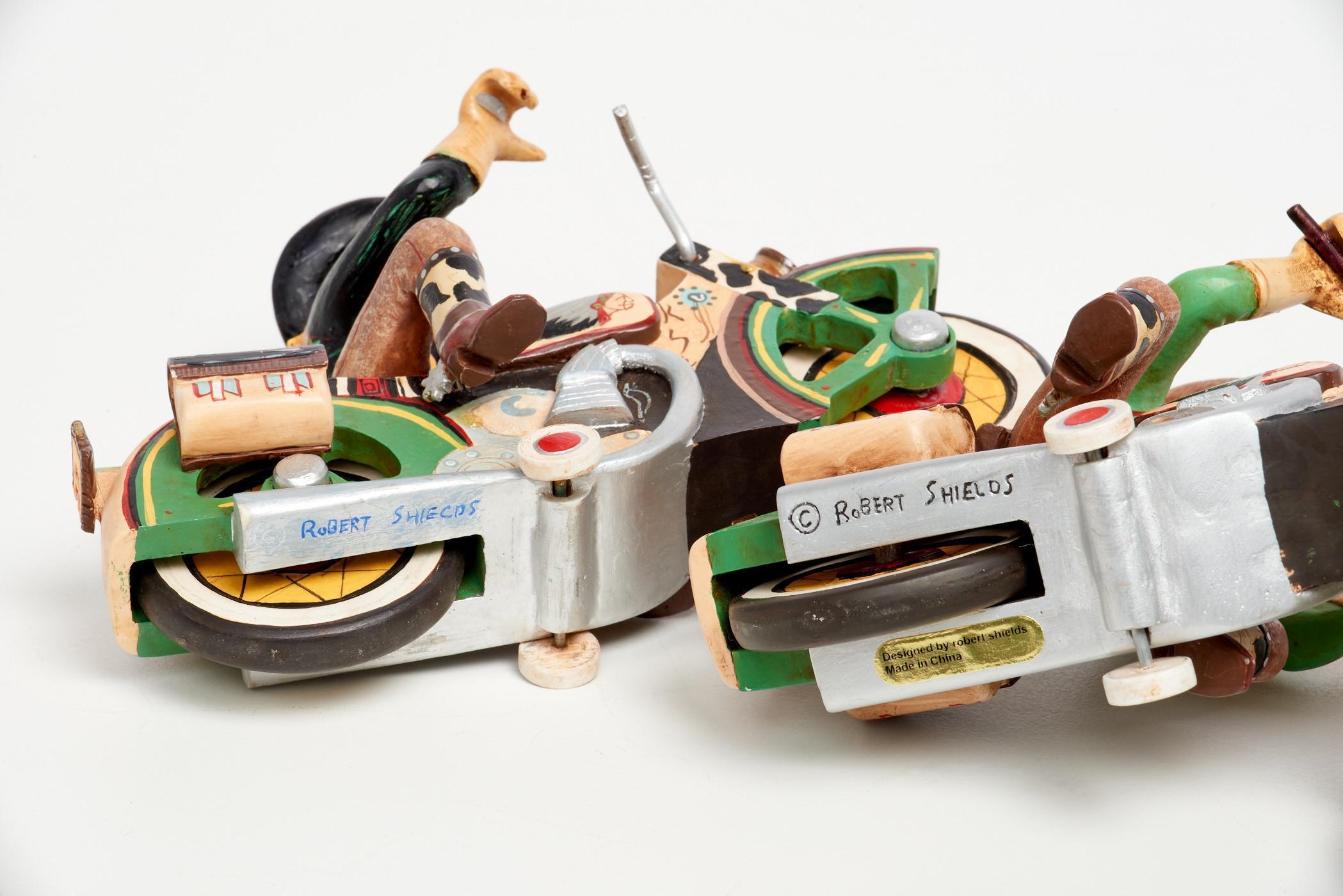 Robert Shields | The group is comprised of Howling Coyote (5 1/2 x 8 x ...