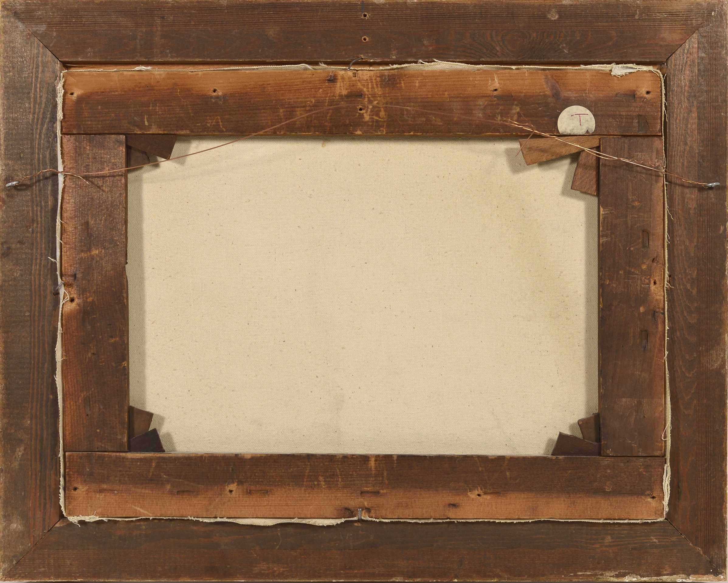 Octavius T. Clark | Basse-cour avec vaches | MutualArt