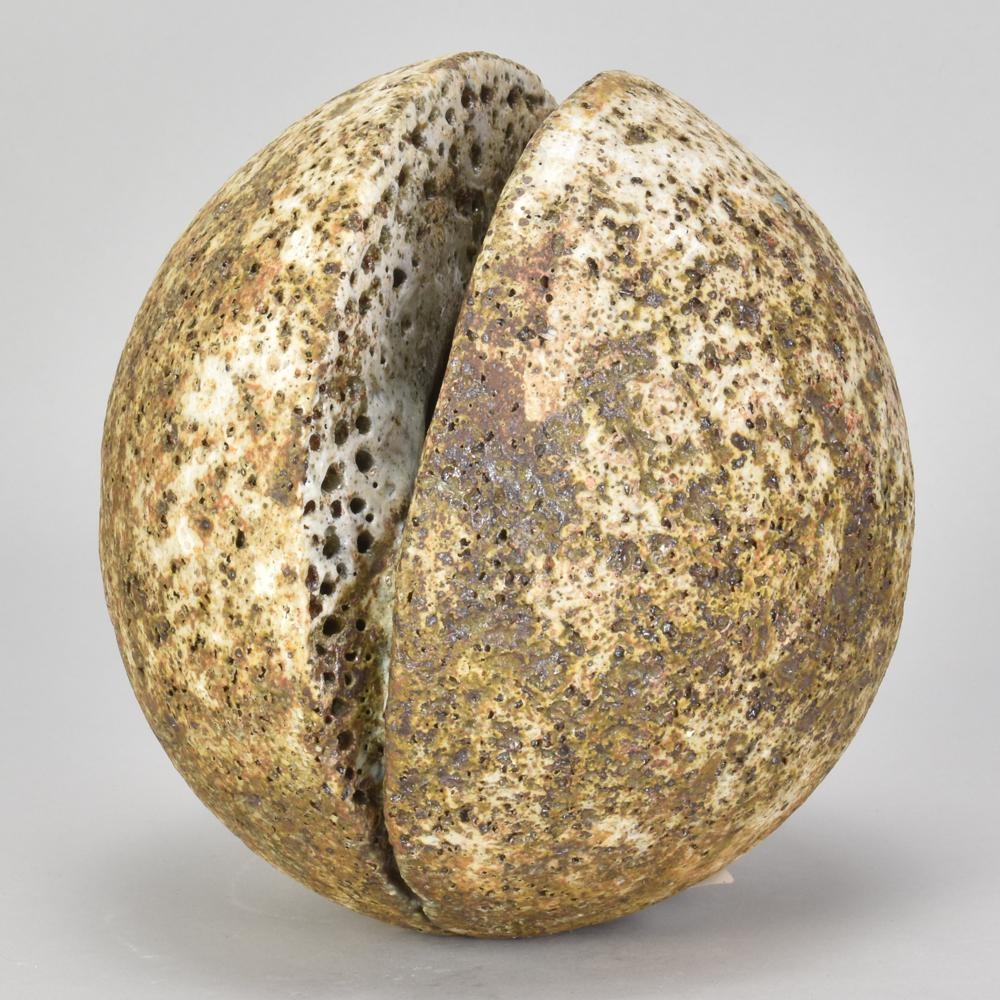 Alan Wallwork | a stoneware split sphere with turquoise glaze ...