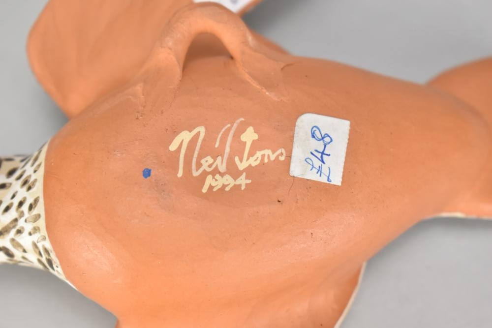 Neil Ions | a slip decorated earthenware ocarina in the shape of a ...