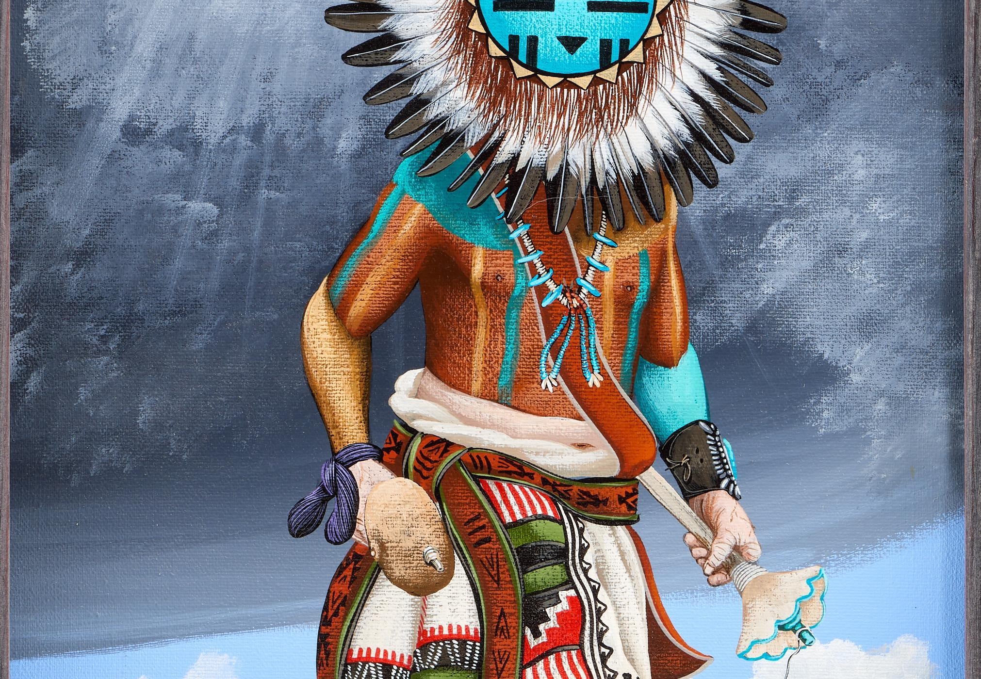 Duane Dishta | Sun Kachina (Hopi) (1992) | MutualArt