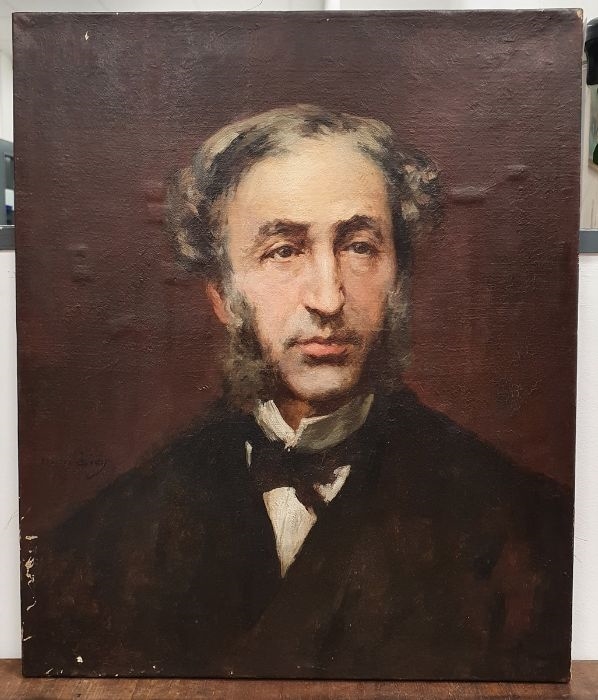 Henri-Léopold Levy | Portrait of a gentleman | MutualArt