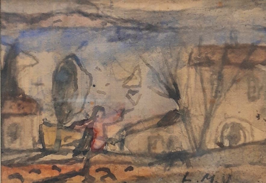 Louis Mathieu Verdilhan | Little girl in a park | MutualArt