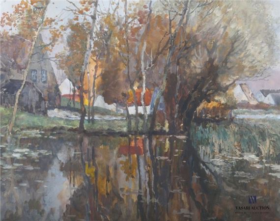 Max Eduard‏ Giese | Country landscape in Bavaria | MutualArt